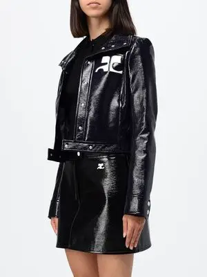 COURREGES Cropped Blazer - Navy