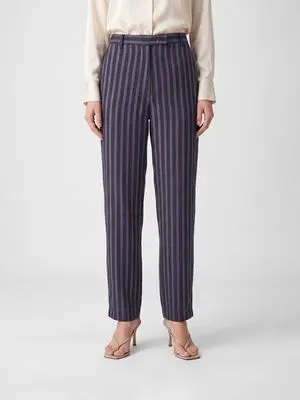 Dries Van Noten Striped Tailored Trousers