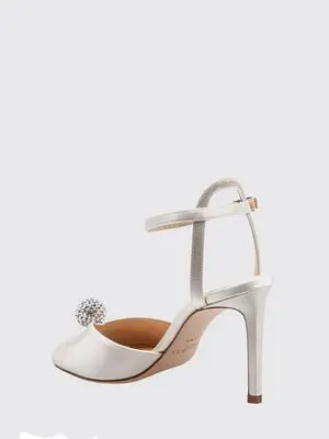 JIMMY CHOO Sacora Crystal-embellished Satin High-heel Sandals