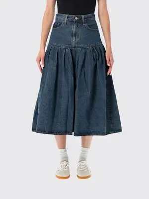 LEVI'S Pleated Denim Skirt