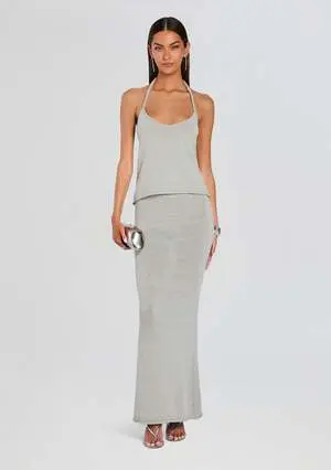 SEROYA Kora Knit Maxi Skirt
