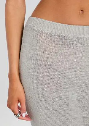 SEROYA Kora Knit Maxi Skirt