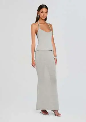 SEROYA Kora Knit Maxi Skirt