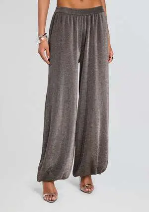 SEROYA Esmerelda Metallic Knit Pants