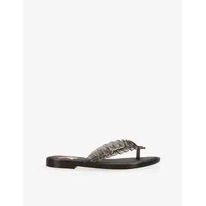 GANNI X Melissa Branded Pvc Flip-flops