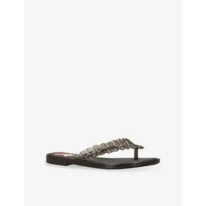 GANNI X Melissa Branded Pvc Flip-flops