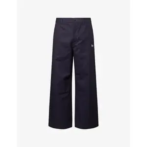 New Era La Dodgers Mlb Embroidered Cotton Chino Trousers