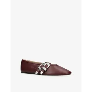 Le Monde Beryl Claudie Leather Ballet Flats
