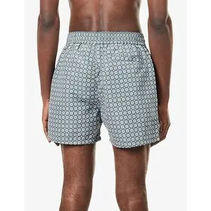 ARNE Mosaic Print Swim Shorts