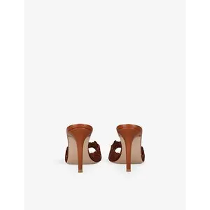 GIANVITO ROSSI Yvonne 85 Heeled Leather Mules
