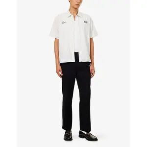 PERCIVAL Straight Leg Cotton Chino Trousers