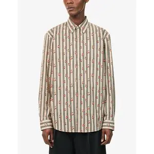 Dries Van Noten Caper Floral-print Cotton Shirt