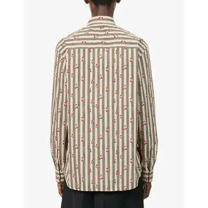 Dries Van Noten Caper Floral-print Cotton Shirt