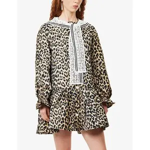 SISTER JANE Cleo -print Woven Mini Dress M