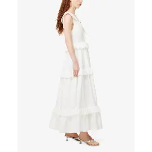 SISTER JANE Neroli Tiered Woven Maxi Dress