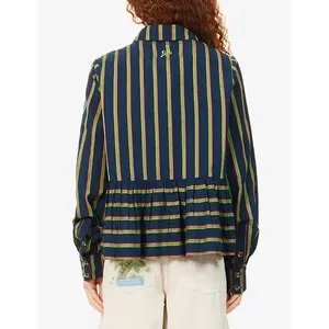 DAMSON MADDER Kinsley Striped Cotton Shirt