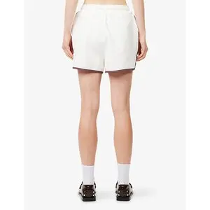 4TH & RECKLESS Eleni Brand-embroidered Cotton Shorts