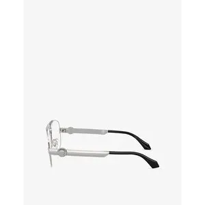Versace Ve1319 Pilot-frame Metal Optical Glasses