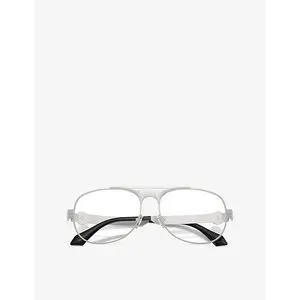 Versace Ve1319 Pilot-frame Metal Optical Glasses