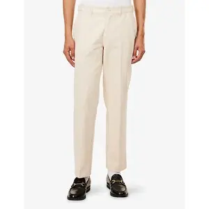 PERCIVAL Straight Leg Cotton Chino Trousers