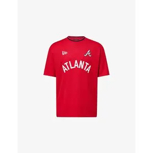 New Era Atlanta Braves Mlb Oversized Jersey T-shirt - Red