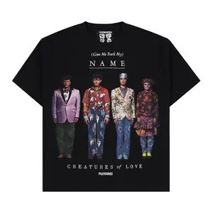 PLEASURES Creatures Heavyweight Graphic Shirt - Black