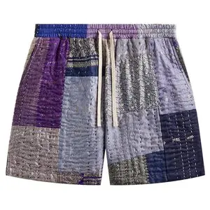 Kith Kin Tal Patchwork Short 'blue - Multicolor