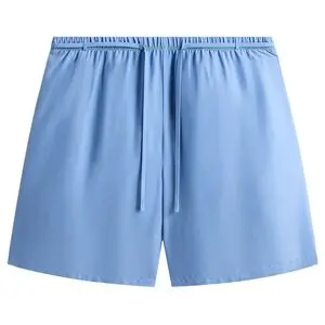 Kith Kin Washed Silk Habotai Xavier Short 'millstream - Blue