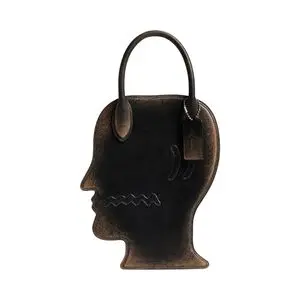 BRAIN DEAD X Coach Head Shape Bag /brown - Black
