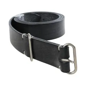 MARGARET HOWELL Minimal Buckle Belt - Black