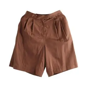 MARGARET HOWELL Pleated Long Shorts 'rich