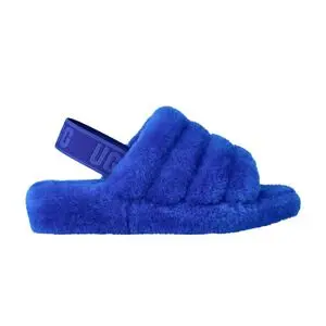 UGG Wmns Fluff Yeah Slide 'regal Dazzling - Blue