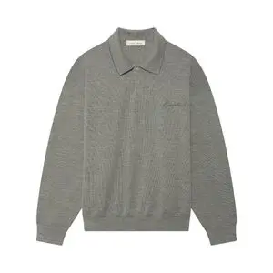 Fear Of God Signature 90's Knit Polo - Grey