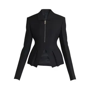 Givenchy Peplum Blazer - Black