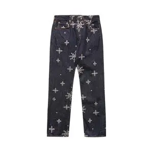 Kapital 14 Oz Denim Snow Embroidery Jeans