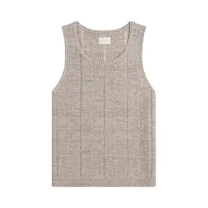 Aimé Leon Dore Pointelle Tank Top 'natural - Cream