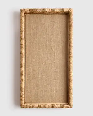 Quince Handwoven Rectangular Decorative Tray