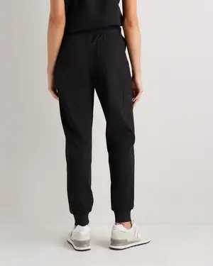 Quince Aeraflex Scrub Joggers - Bold Black