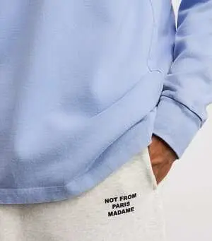 Drole De Monsieur Cotton Slogan Long-sleeve T-shirt