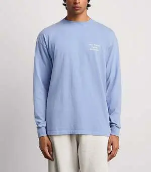 Drole De Monsieur Cotton Slogan Long-sleeve T-shirt