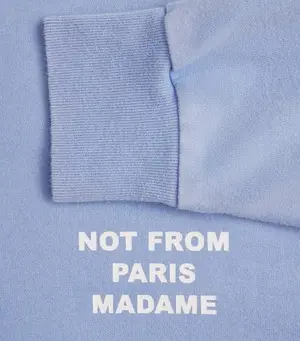 Drole De Monsieur Cotton Slogan Long-sleeve T-shirt