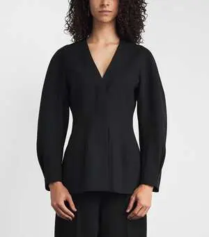 RETORI Virgin Wool Hourglass Blazer
