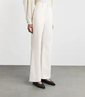RETORI Stretch-cotton Gabardine Straight Trousers