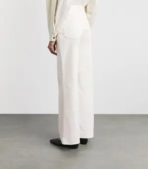 RETORI Stretch-cotton Gabardine Straight Trousers