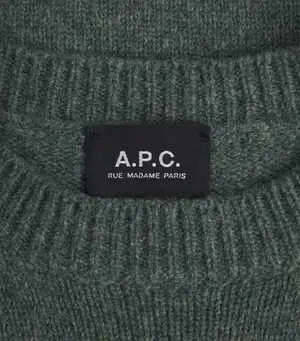 A.p.c. Wool Logo Edmond Sweater