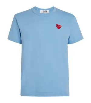 Play Comme Des Garcon Logo Polos For Men