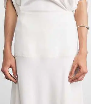 RETORI Cady Half-circle Maxi Skirt