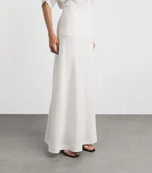 RETORI Cady Half-circle Maxi Skirt