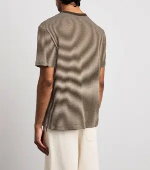 A.p.c. Organic Cotton Striped T-shirt