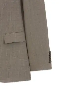 BOSS Two-piece Slim-fit Suit In Virgin Wool